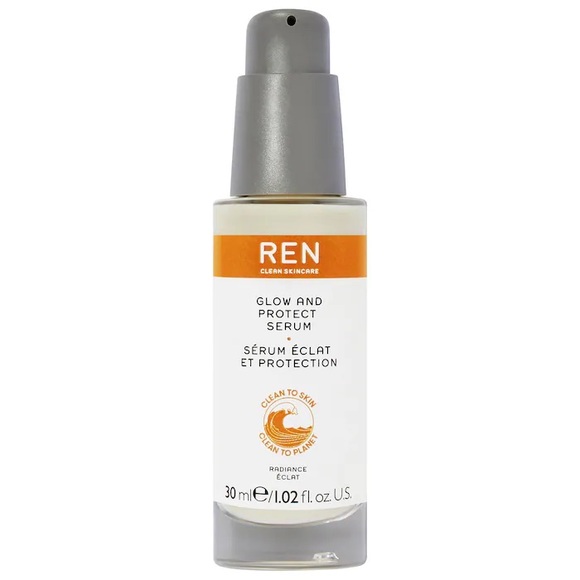 REN | Skincare | Ren Glow And Protect Serum Radiance Vitamin C Serum ...